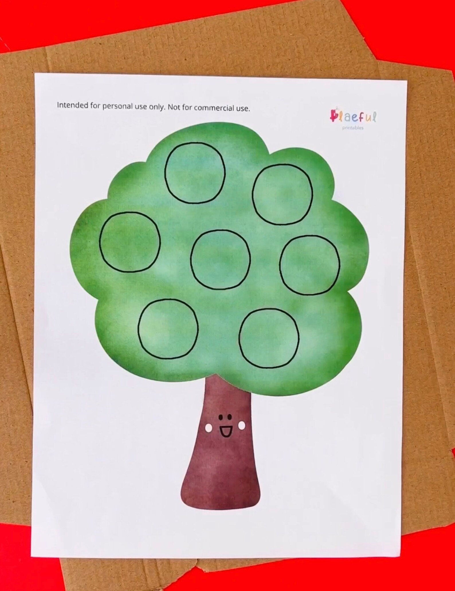 Apple Math Tree Printable Apple Printable Back to School - Etsy