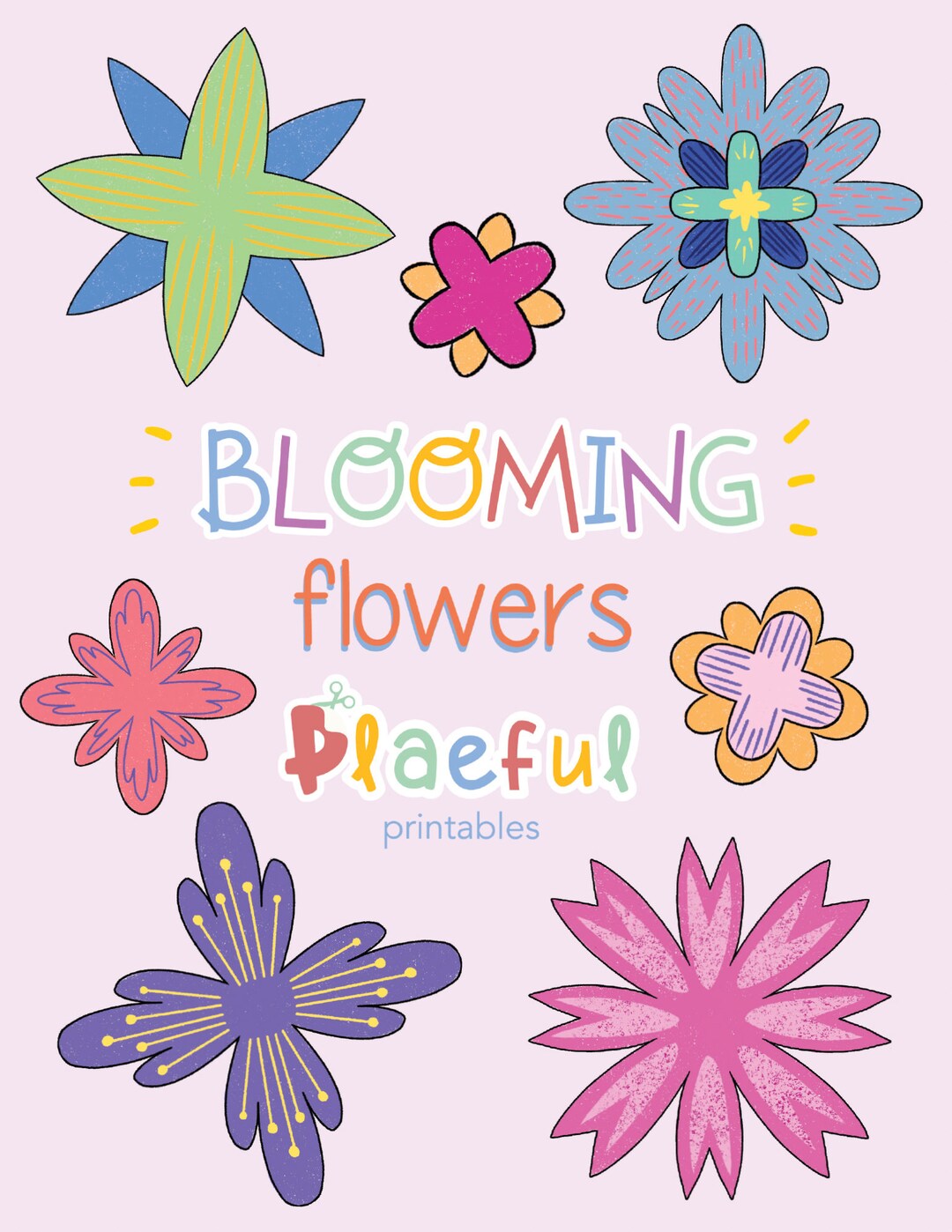 Blooming Paper Flower Activity: Children's Learning Printable (digital ...