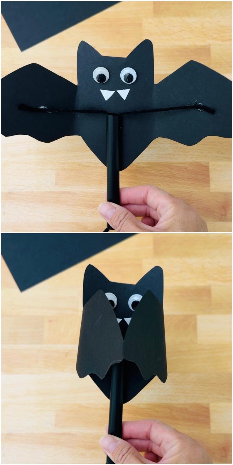 Flying Bat Craft Printable: Halloween Kids Activity (digital Download ...