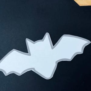 Flying Bat Craft Printable: Halloween Kids Activity (digital Download ...