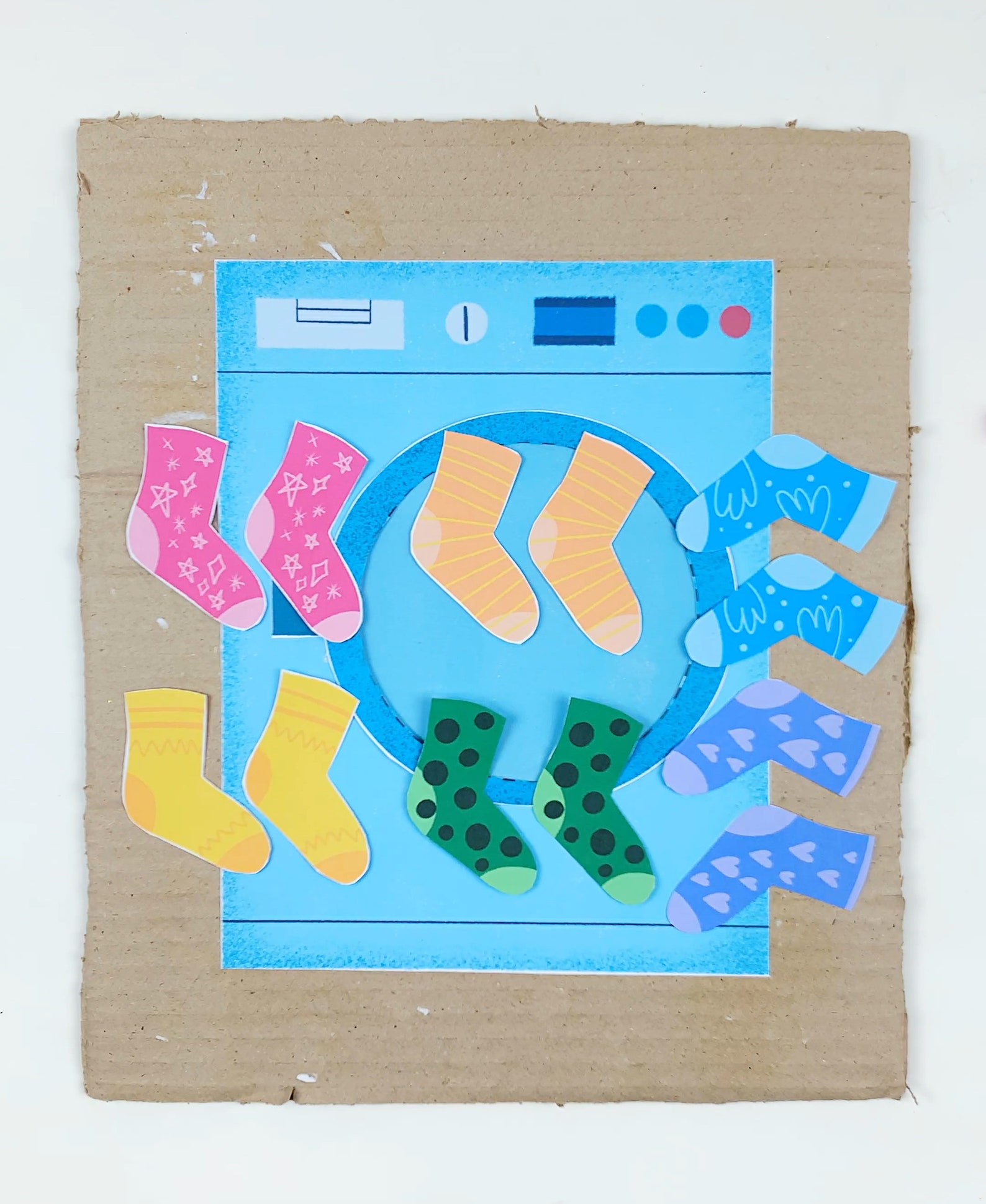 Match the Socks Activity: Color Matching Preschool Printable (digital ...