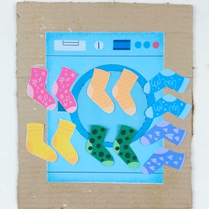 Match the Socks Activity, Color Matching Preschool Printable, Preschool ...