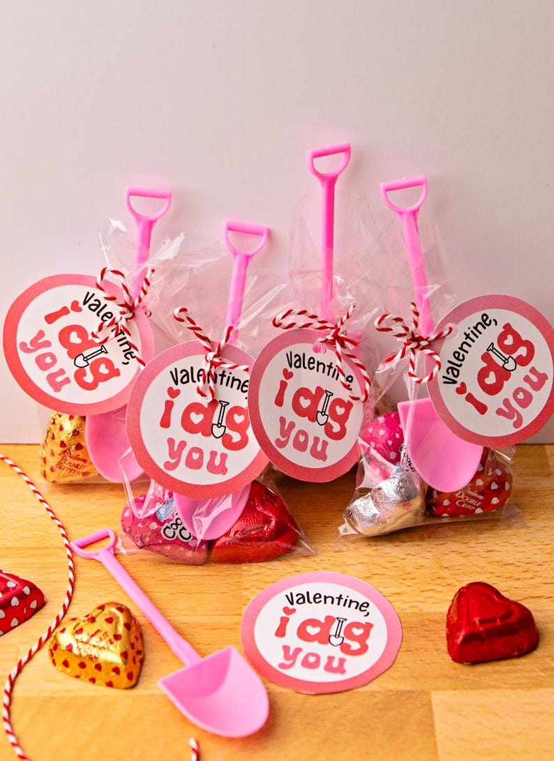 I Dig You Valentine Favor Printable (digital Download) - Etsy