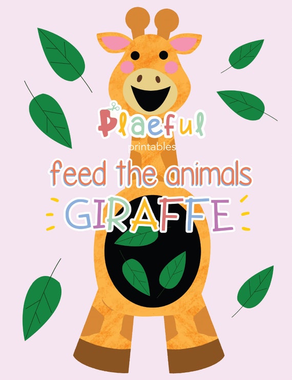 Feed the Animals Animal Preschool Printable Preschool | Etsy