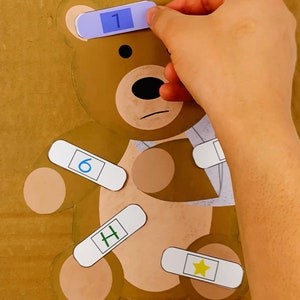 Bear Printable, Alphabet Printable, Alphabet Learning, Shape Learning ...