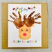 Rudolph Handprint Art Printable, Rudolph Printable, Rudolph Art Print ...