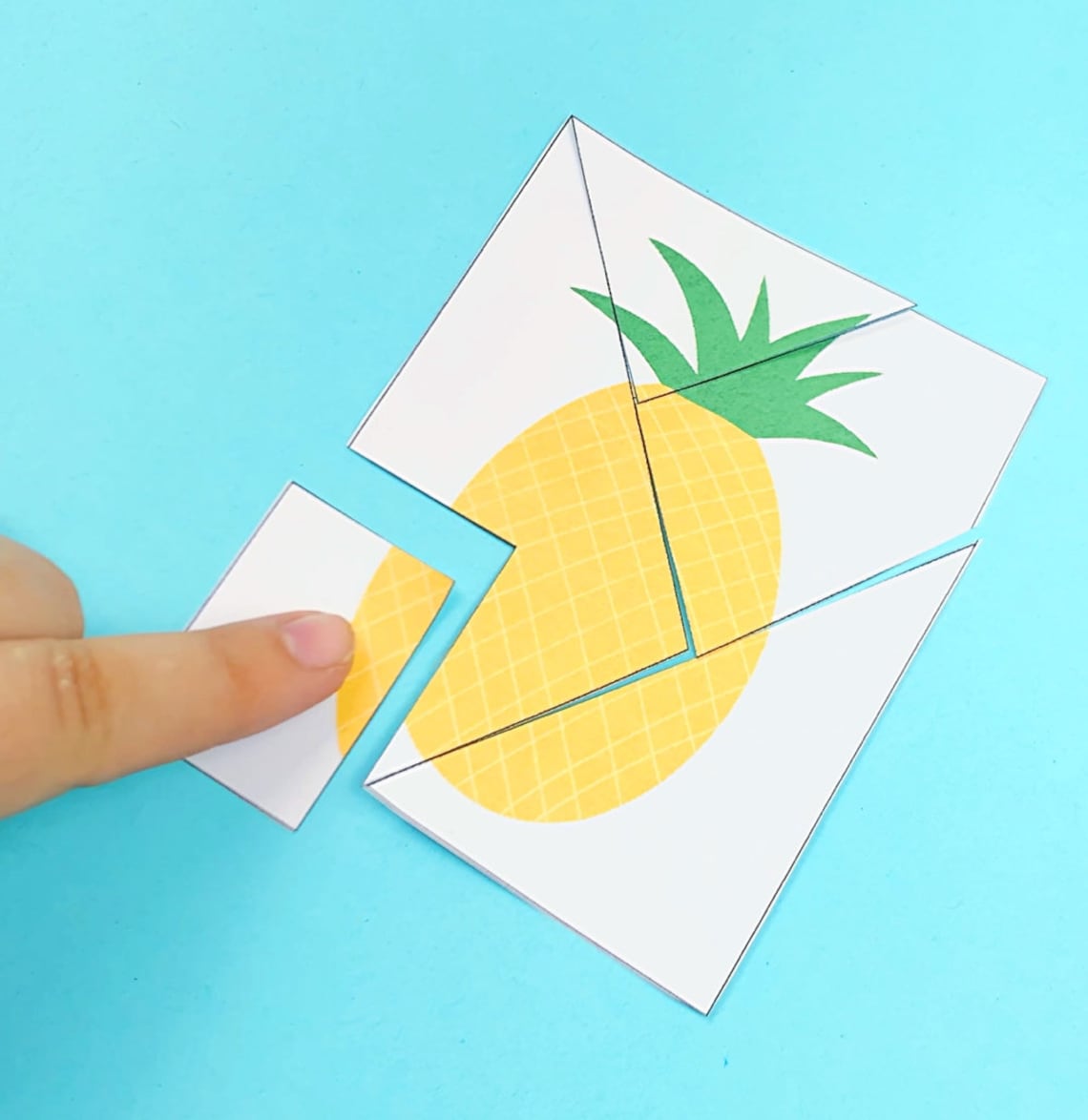 Fruit Puzzle Printable Fruit Printable Fruit Learning Color - Etsy