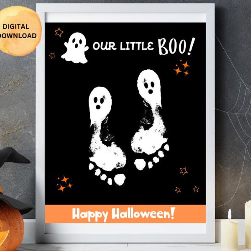 Halloween Handprint Craft - Etsy