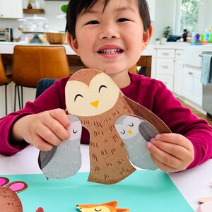 Animal Printable Craft for Kids - Fine Motor Skills Printable, Learning ...