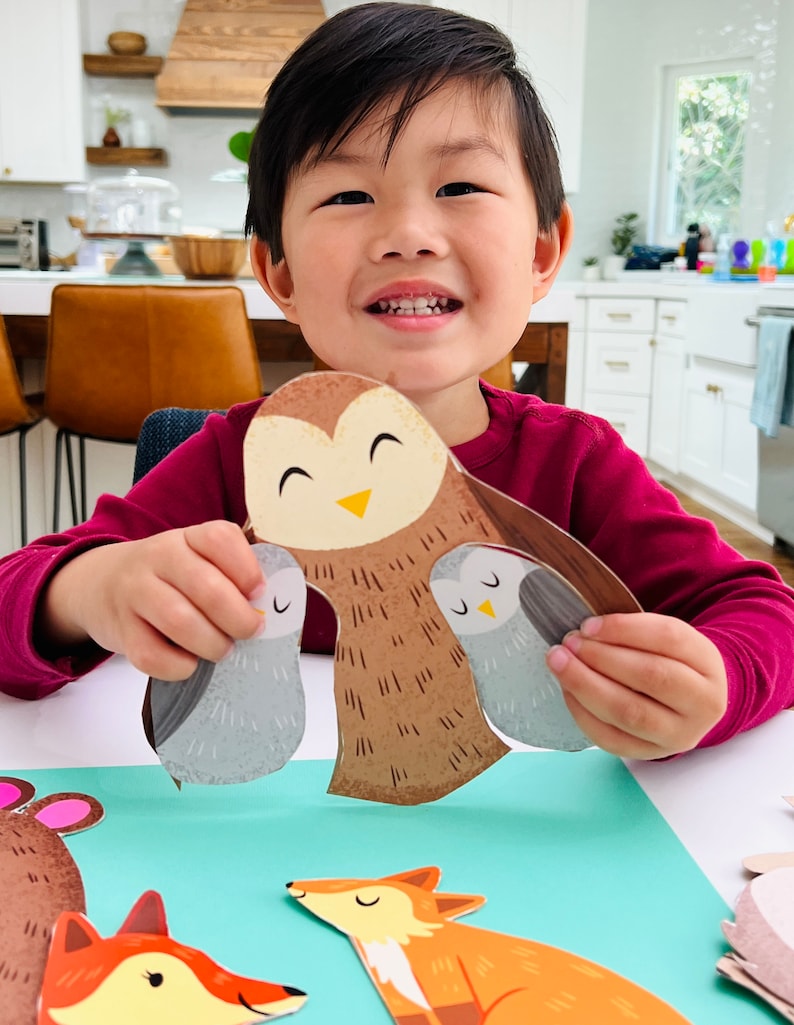 Animal Printable Craft for Kids Fine Motor Skills Printable - Etsy