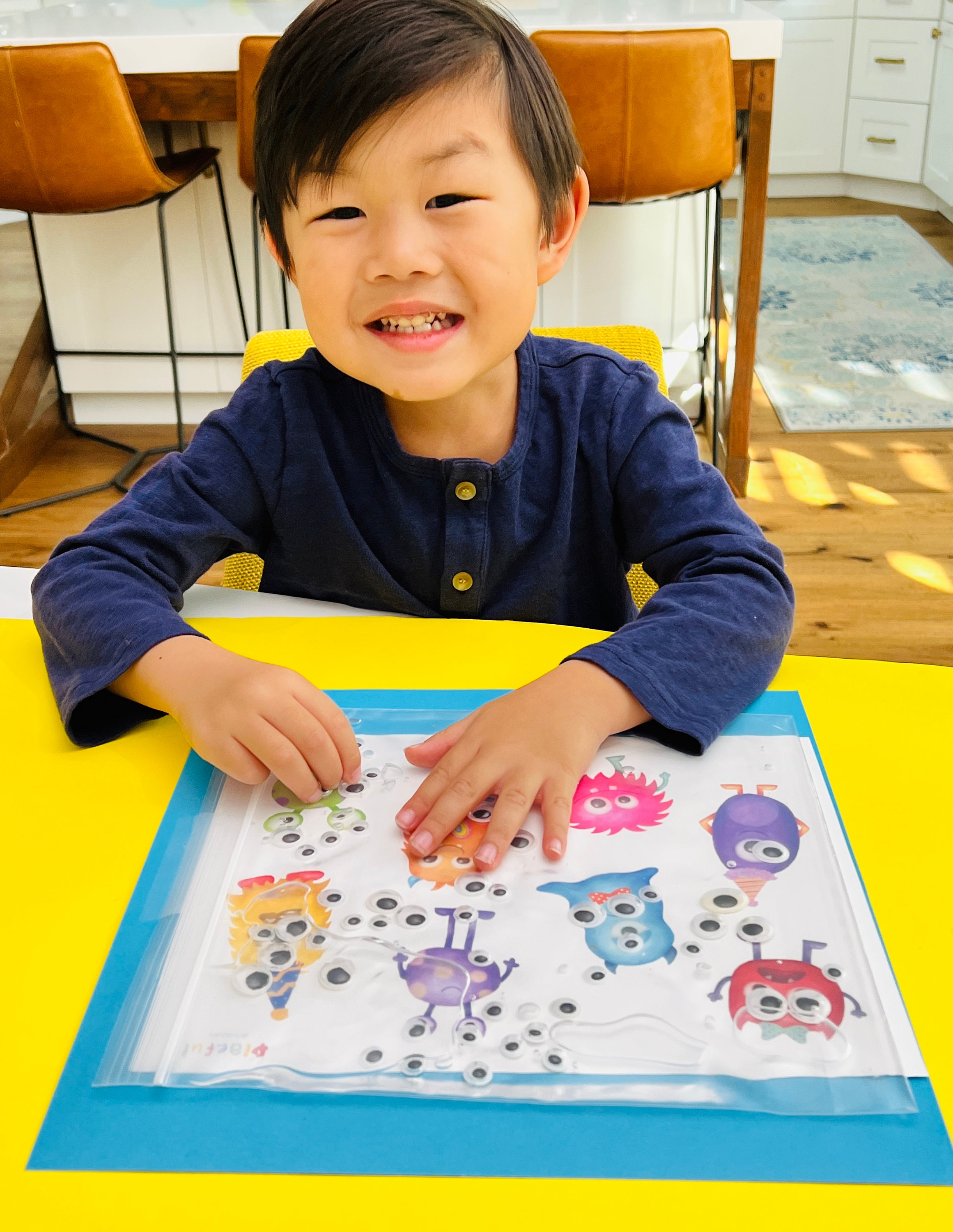 Monster Printable Sensory Printable Sensory Bag Counting - Etsy