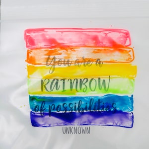 Watercolor Word Art, Rainbow Art, Rainbow Craft, Rainbow Kids Craft ...