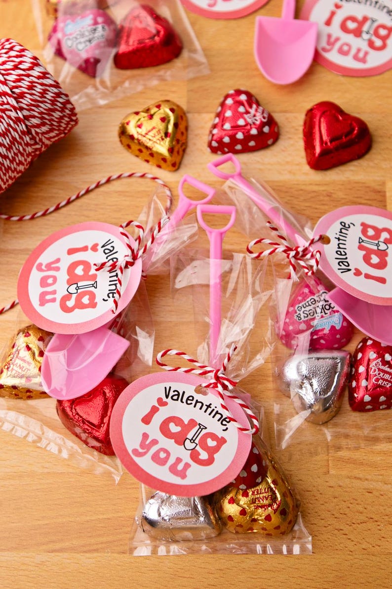 I Dig You Valentine Favor Printable (digital Download) - Etsy