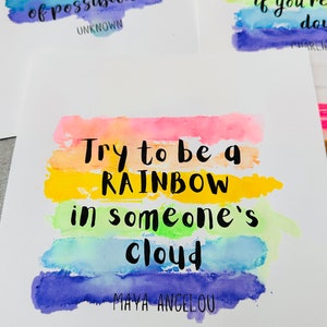 Watercolor Word Art, Rainbow Art, Rainbow Craft, Rainbow Kids Craft ...