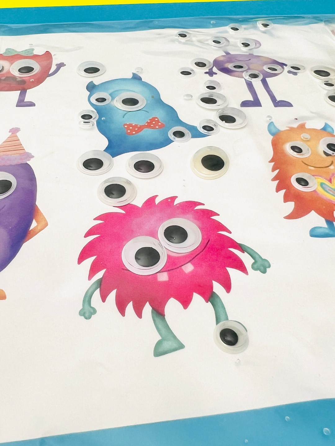 Monster Printable, Sensory Printable, Sensory Bag, Counting Printable ...