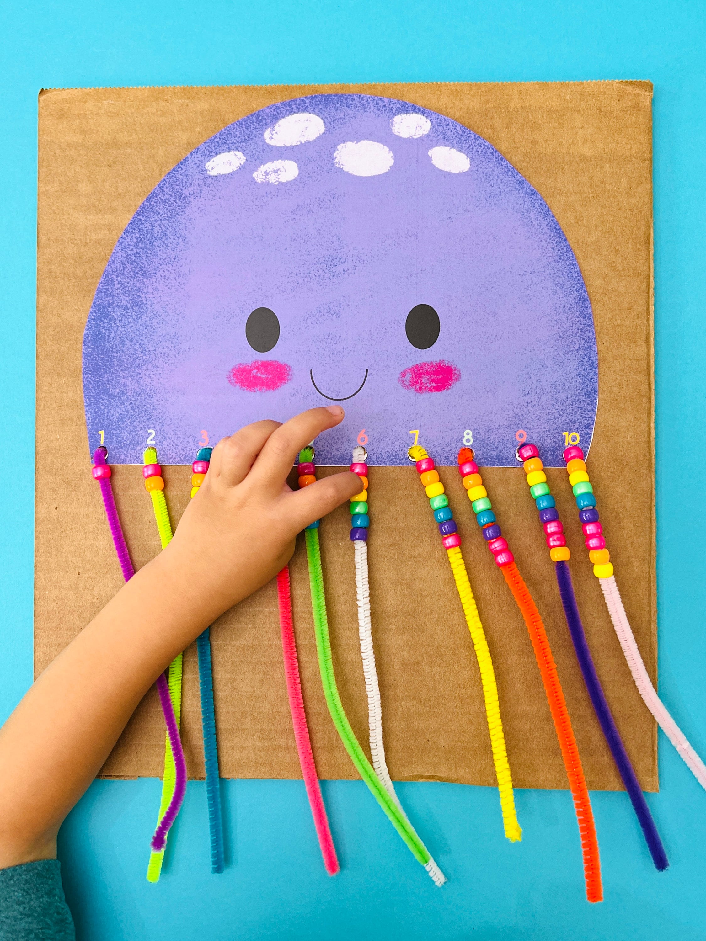 Jellyfish Counting Printable: Ocean Preschool Activity (digital ...