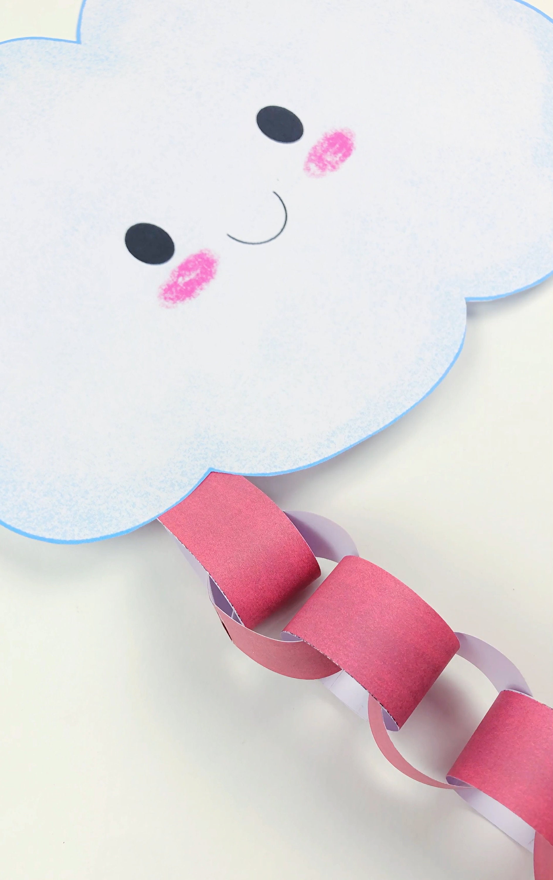Rainbow Cloud Activity: Color Learning Printable (digital Download) - Etsy