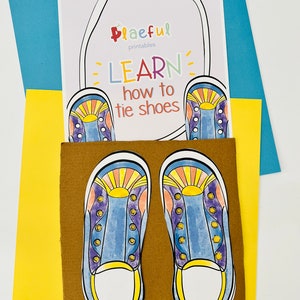 Shoelace Tying Children's Learning Printable - Kids Printable ...