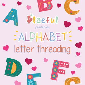Alphabet Printable Worksheet, Alphabet Printable, Children's Learning ...