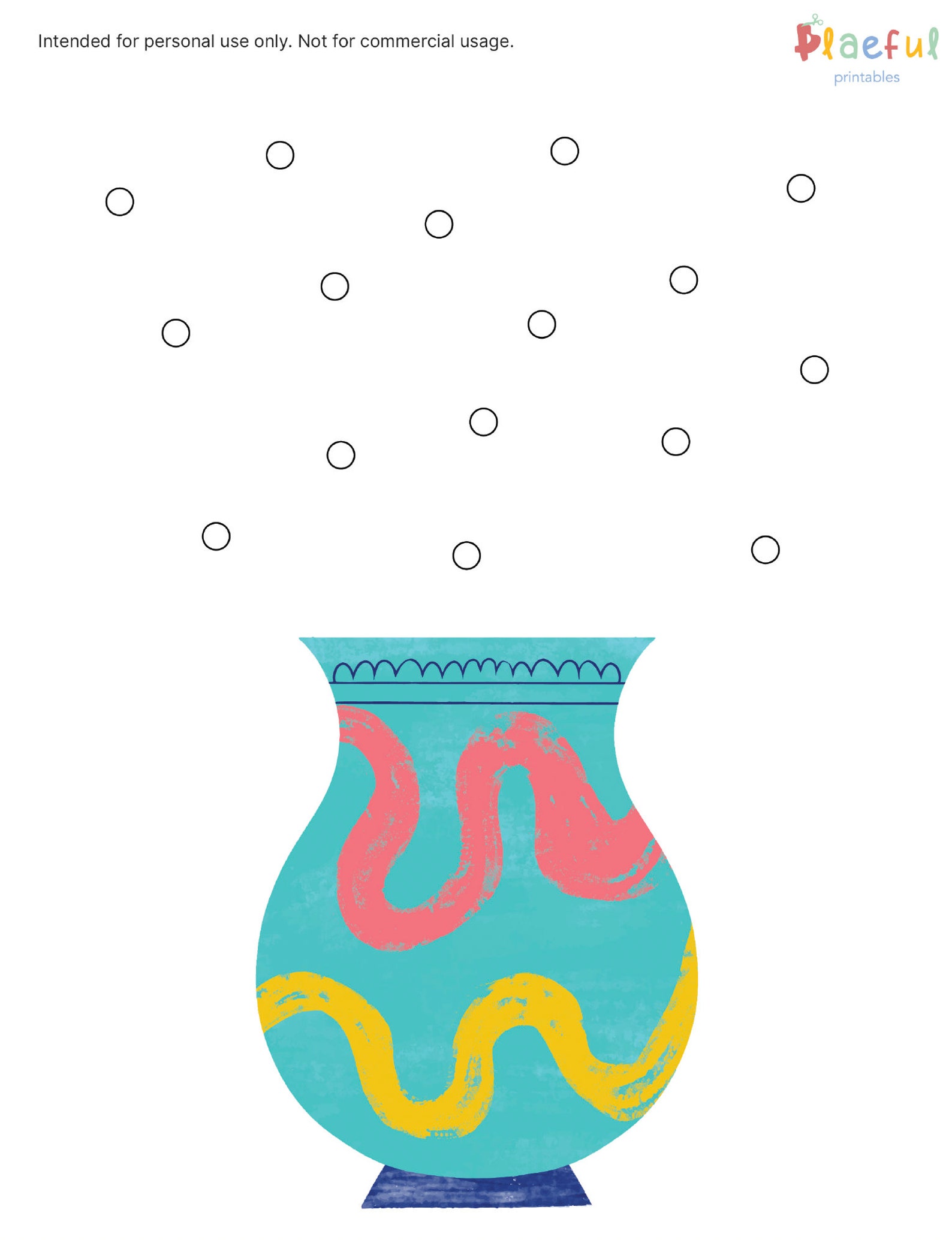 Flower Threading Flower Printable Children's Learning - Etsy