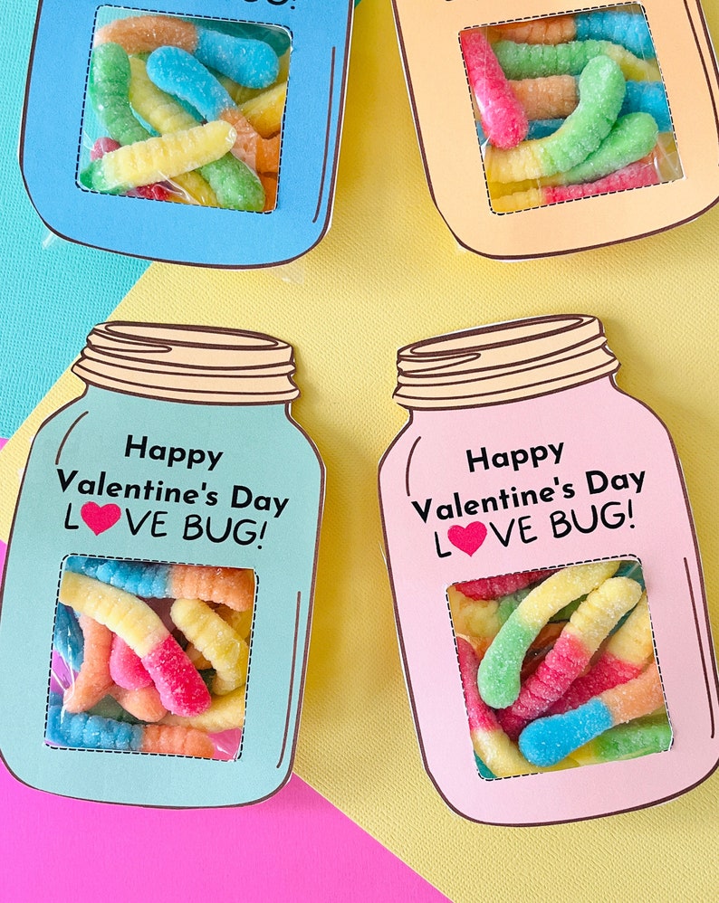 Love Bug Valentine Craft Valentine Craft Preschool - Etsy Love Bug Valentine Craft Valentine Craft Preschool - Etsy