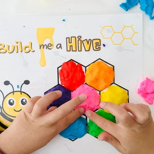 Spring Playdough Mats, Play Doh Cards, Toddler Activity, Preschool ...