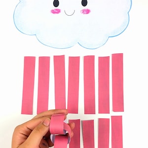 Rainbow Cloud Activity: Color Learning Printable (digital Download) - Etsy