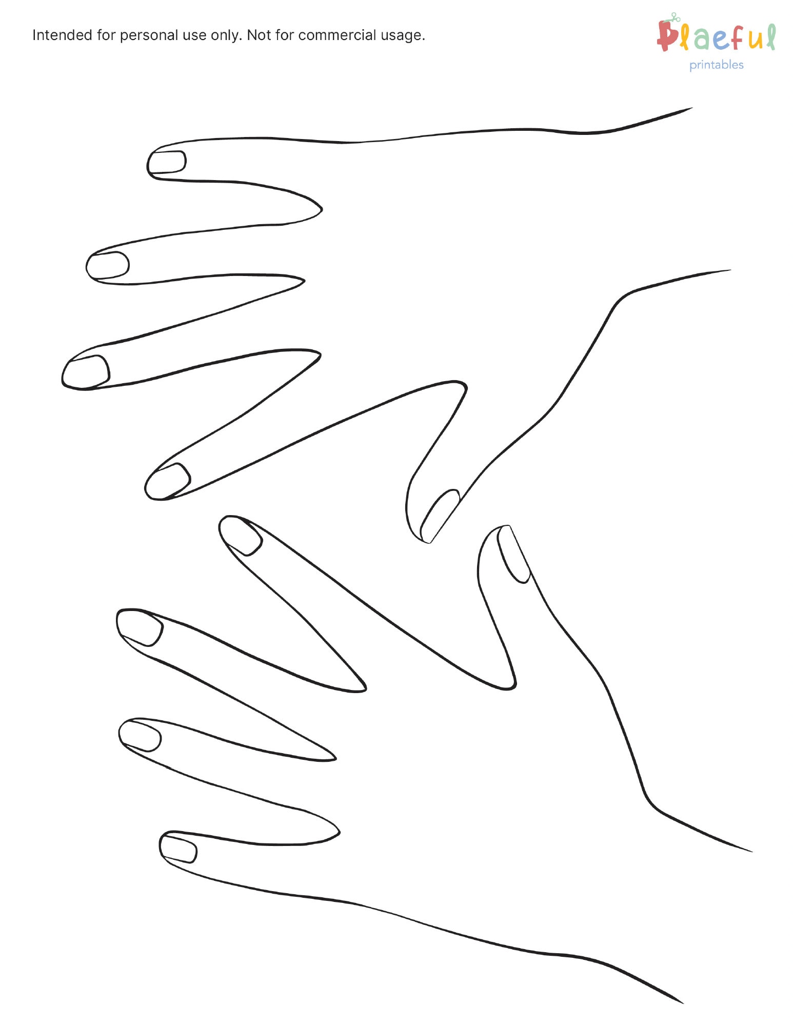 Nail Salon Printable: Fine Motor Skills Activity (digital Download ...