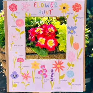 Flower Hunt Printable: Nature Learning for Preschoolers (digital ...