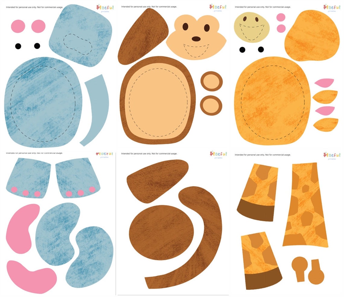 Feed the Animals Animal Preschool Printable Preschool - Etsy