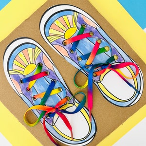 Shoelace Tying Children's Learning Printable - Kids Printable ...