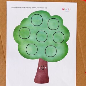 Apple Math Tree Printable, Apple Printable, Back to School Print, Apple ...