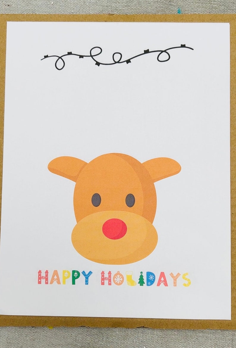 Rudolph Handprint Art Printable Rudolph Printable Rudolph - Etsy