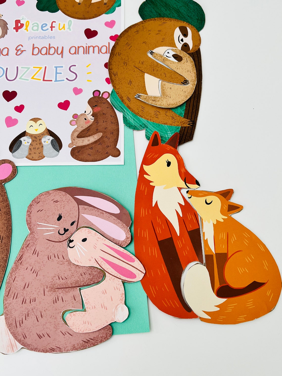 Animal Printable Craft for Kids Fine Motor Skills Printable - Etsy