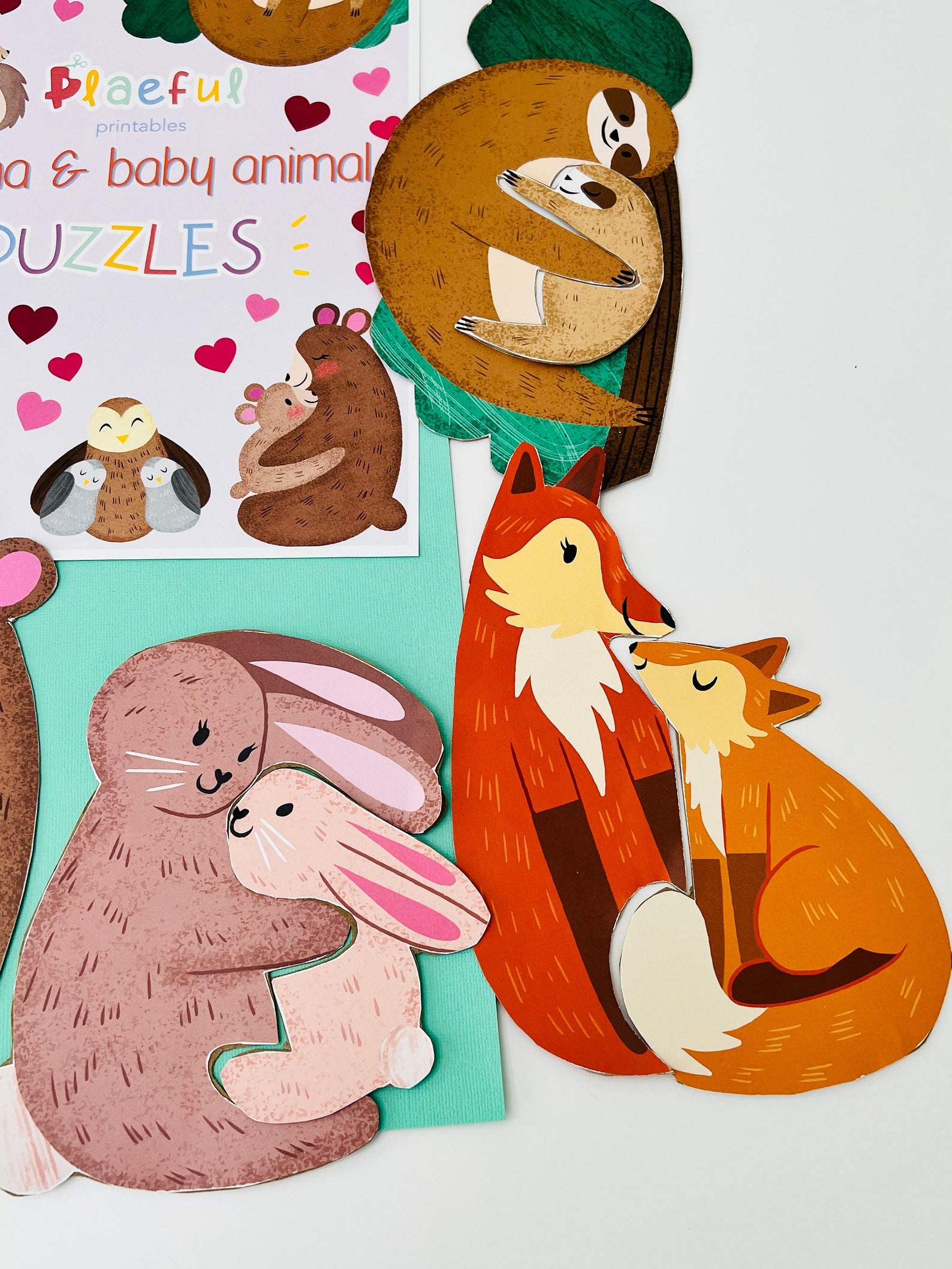 Animal Printable Craft for Kids Fine Motor Skills Printable - Etsy