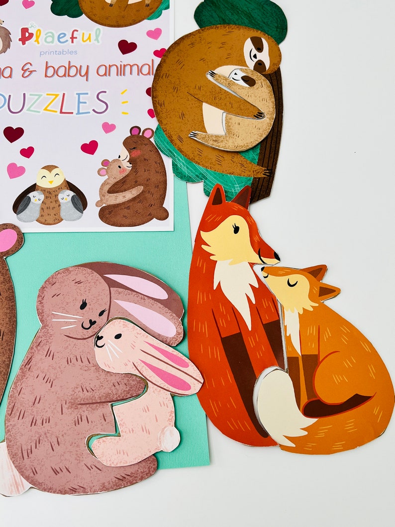 Animal Printable Craft for Kids Fine Motor Skills Printable - Etsy