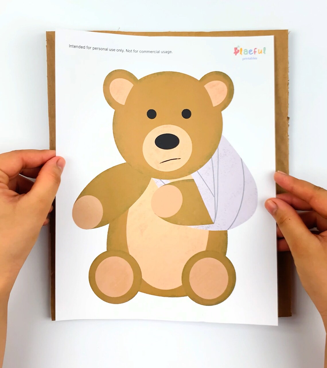Boo Boo Bear Printable: Alphabet, Shapes, Numbers Learning (digital ...