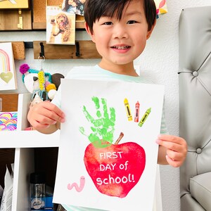 Back to School Printable, Apple Printable, Back to School Print, First ...