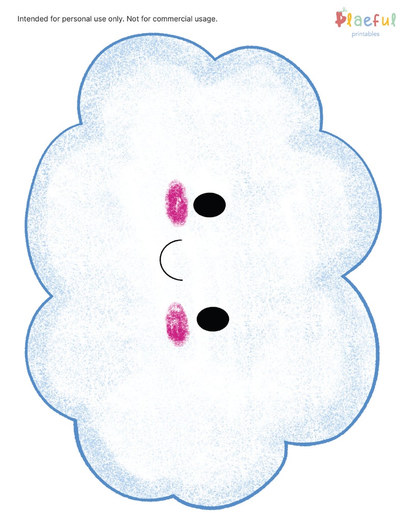 Rainbow Cloud Activity Rainbow Preschool Printable Preschool - Etsy