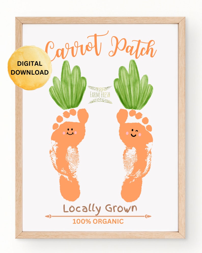 Easter Handprint Footprint Art: Toddler & Preschool Craft (digital ...