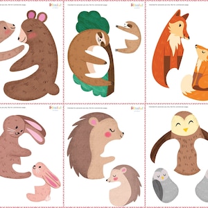 Animal Printable Craft for Kids - Fine Motor Skills Printable, Learning ...