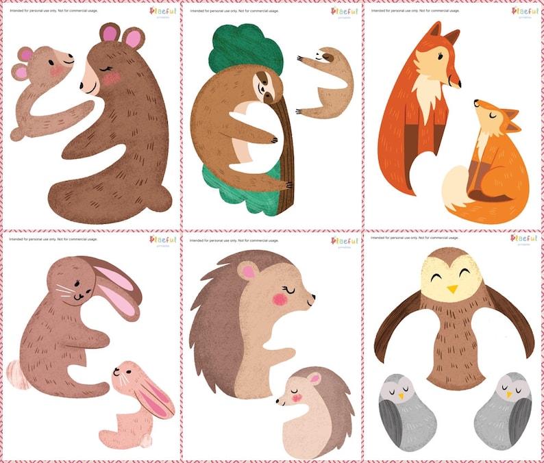 Animal Printable Craft for Kids Fine Motor Skills Printable - Etsy
