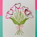 Flower Heart Bouquet Art: Valentine Craft Printable (digital Download ...