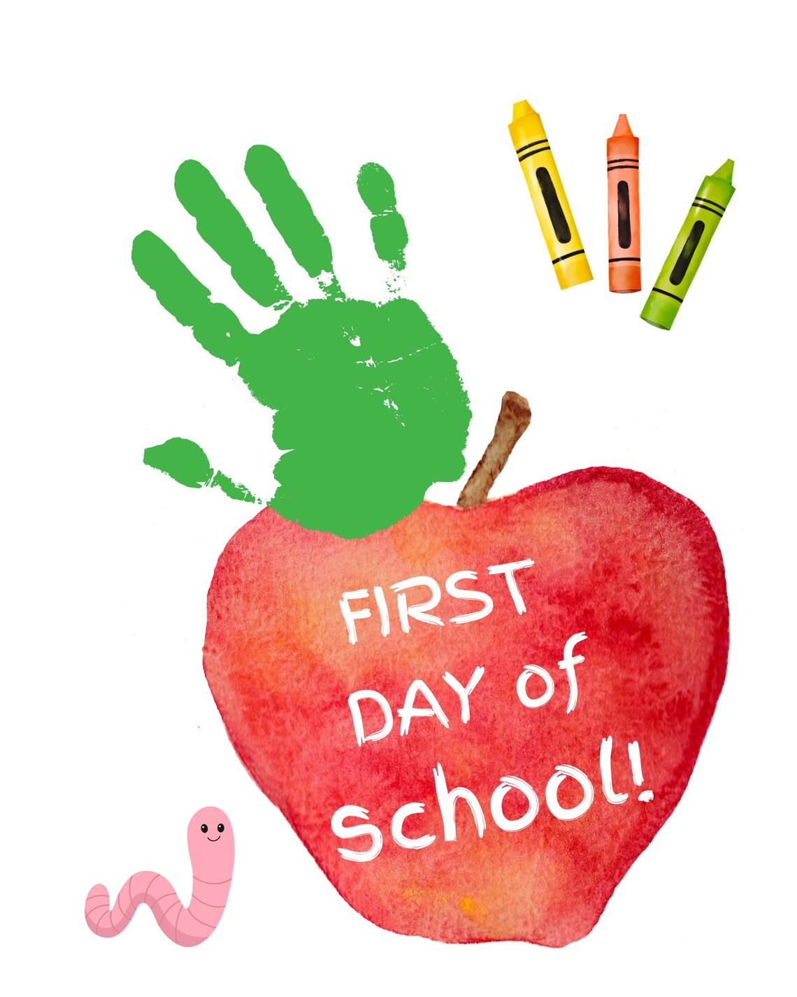 Back to School Printable Apple Printable Back to School - Etsy