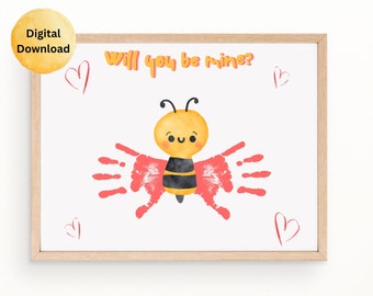 Valentine Handprint Art Preschool Valentine Art, Valentine Preschool ...