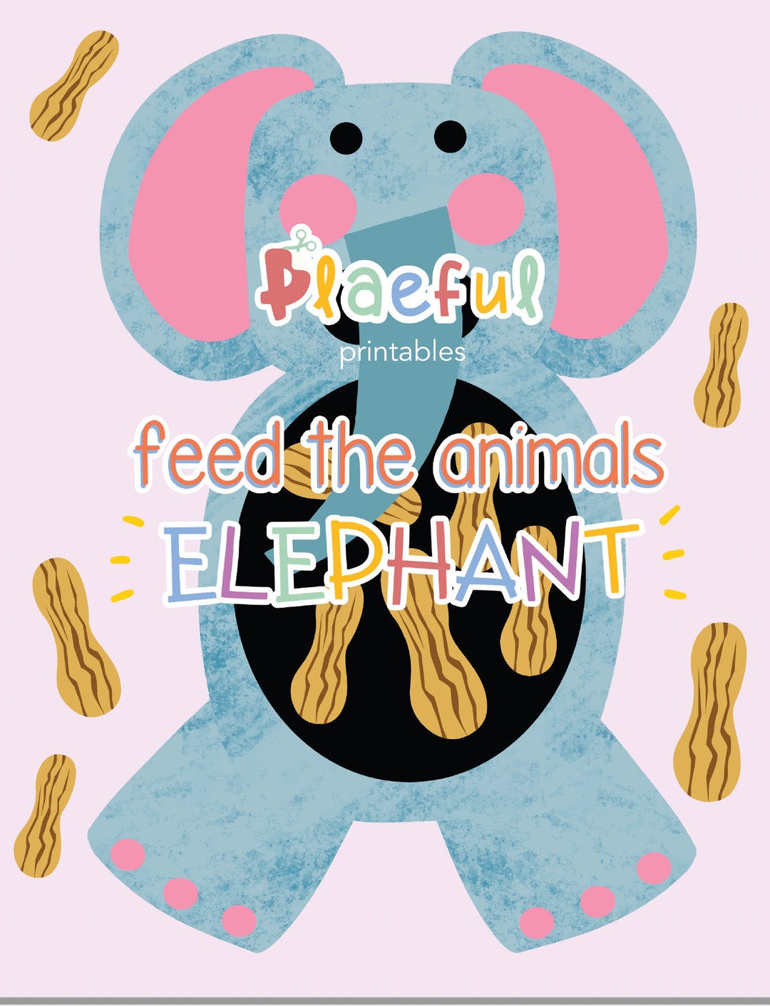 Feed the Animals, Animal Preschool Printable, Preschool Learning ...
