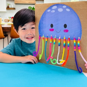 Jellyfish Counting Printable: Ocean Preschool Learning (digital ...