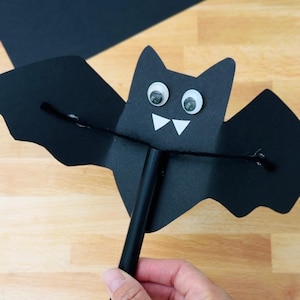 Flying Bat Craft Printable: Halloween Kids Activity (digital Download ...
