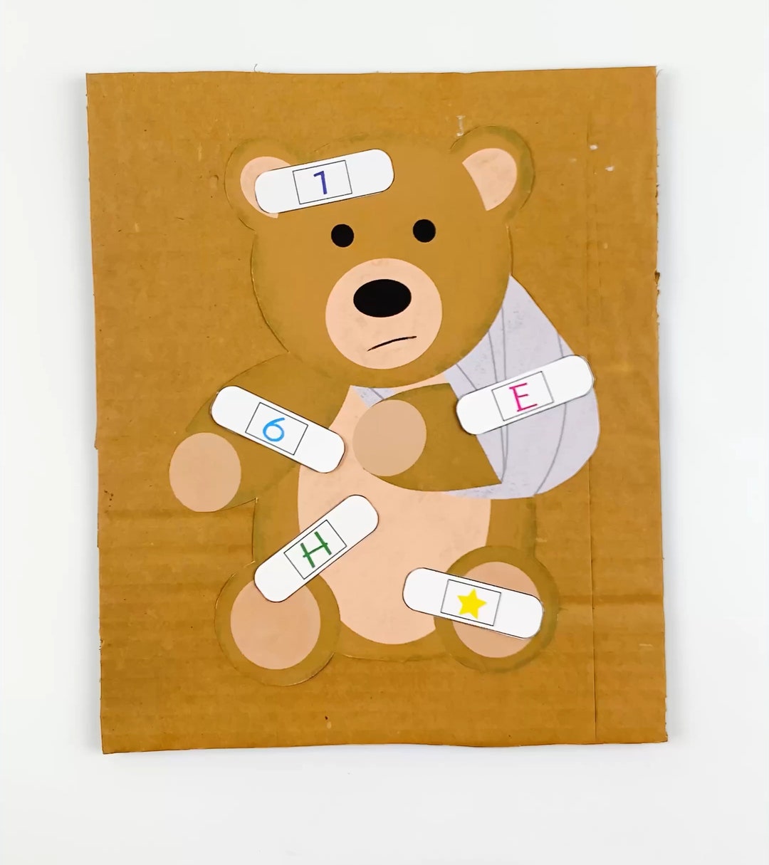 Bear Printable, Alphabet Printable, Alphabet Learning, Shape Learning ...