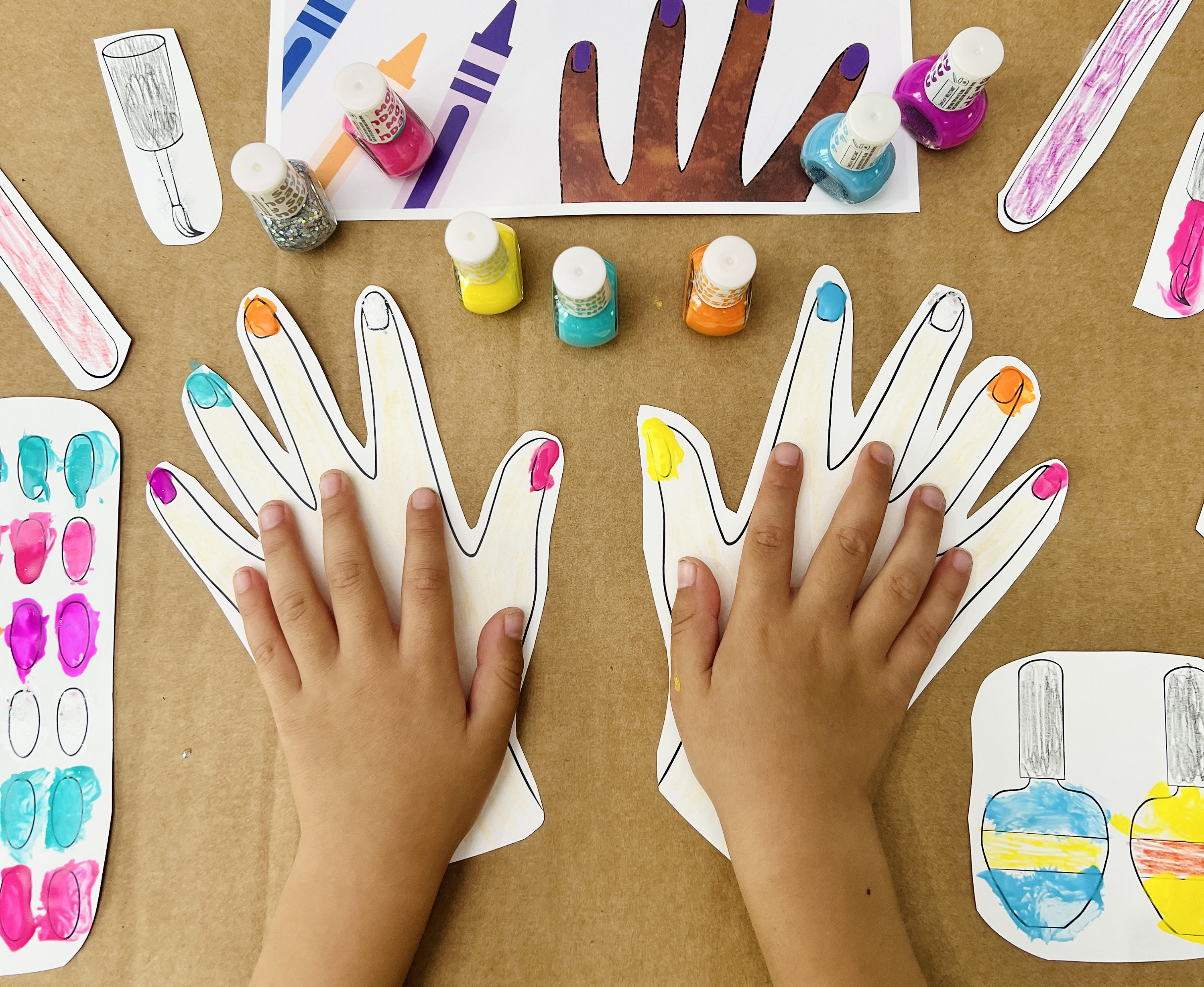Nail Salon Children's Learning Printable Preschool - Etsy